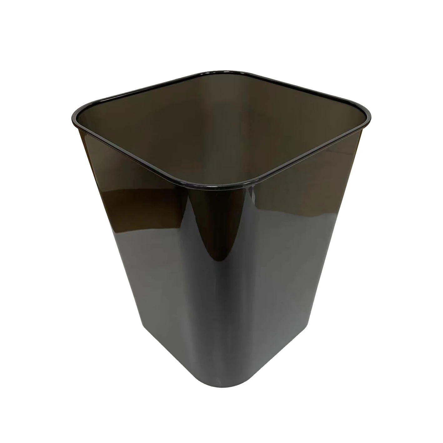 Clear Plastic Trash Cans Wastebasket Garbage Container Bins For ...