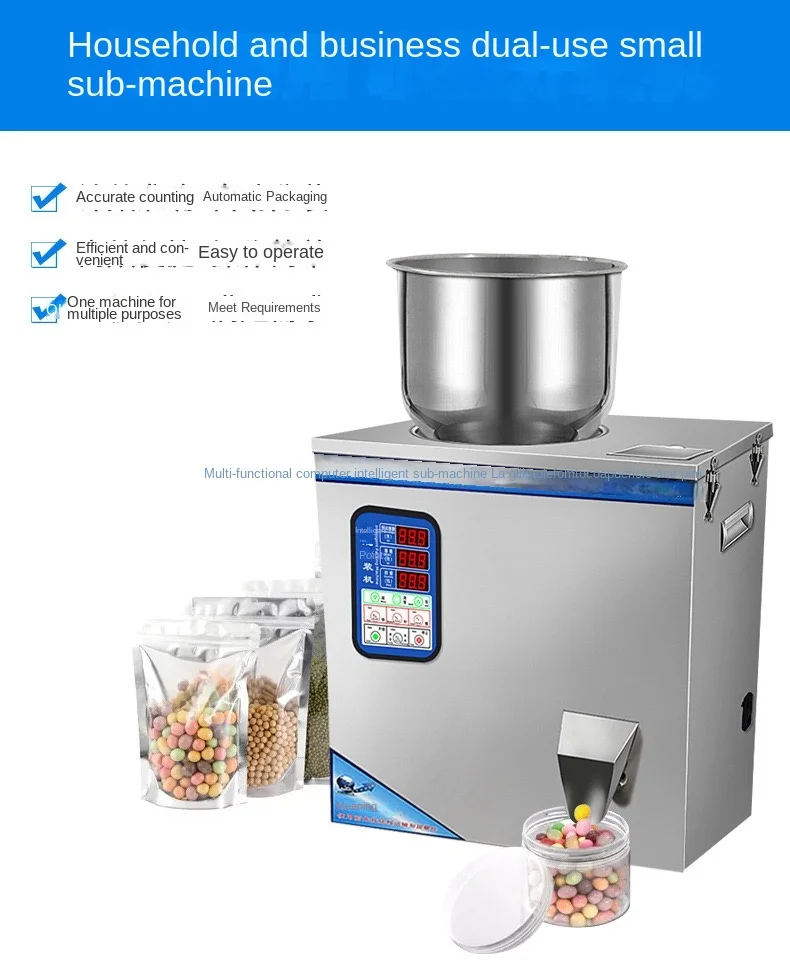 Tebak Semi Automatic Tabletop Digital Control Spice Tea Coffee Particle ...