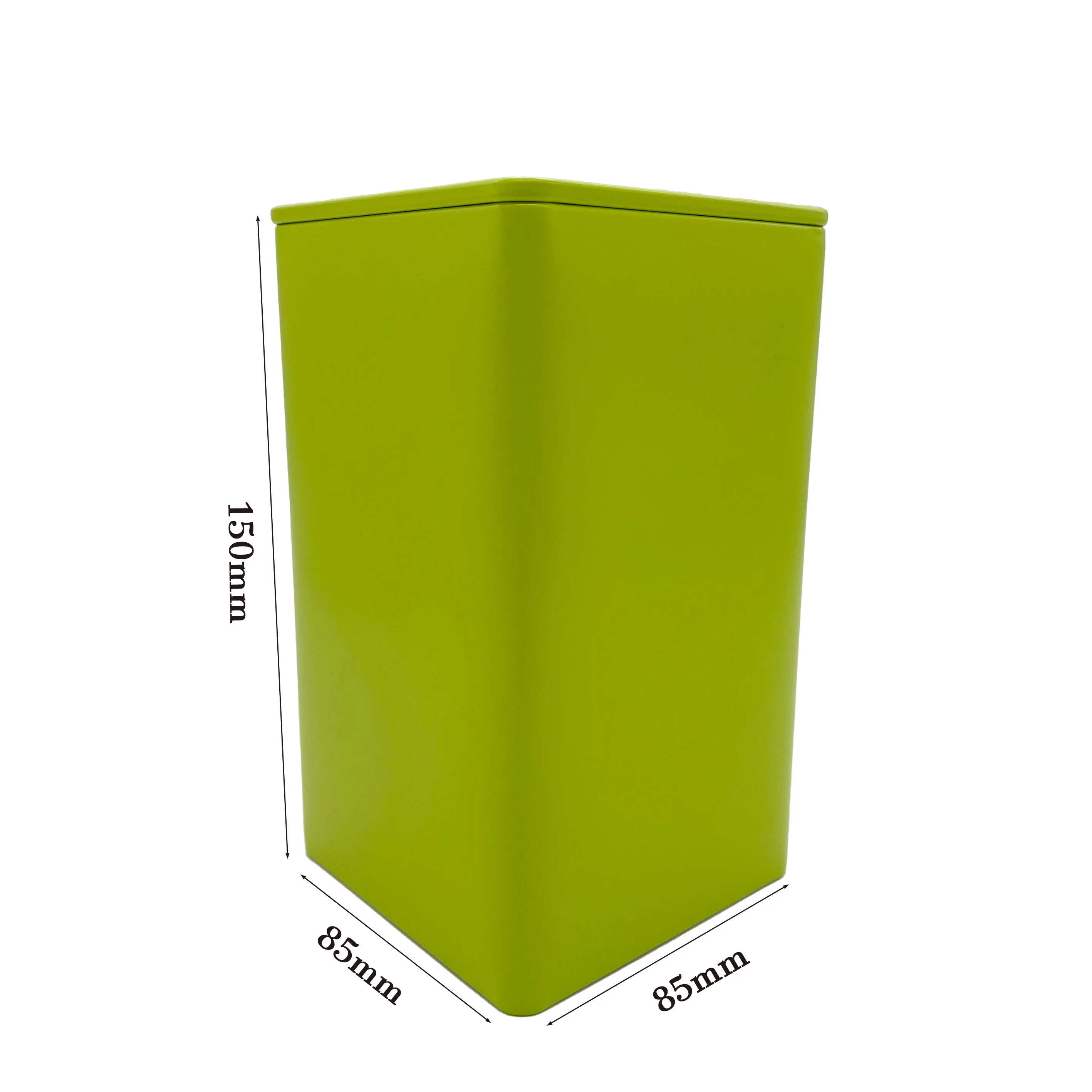 Custom Logo Designs Metal Square Tea Tin Box Container Gift Packaging ...