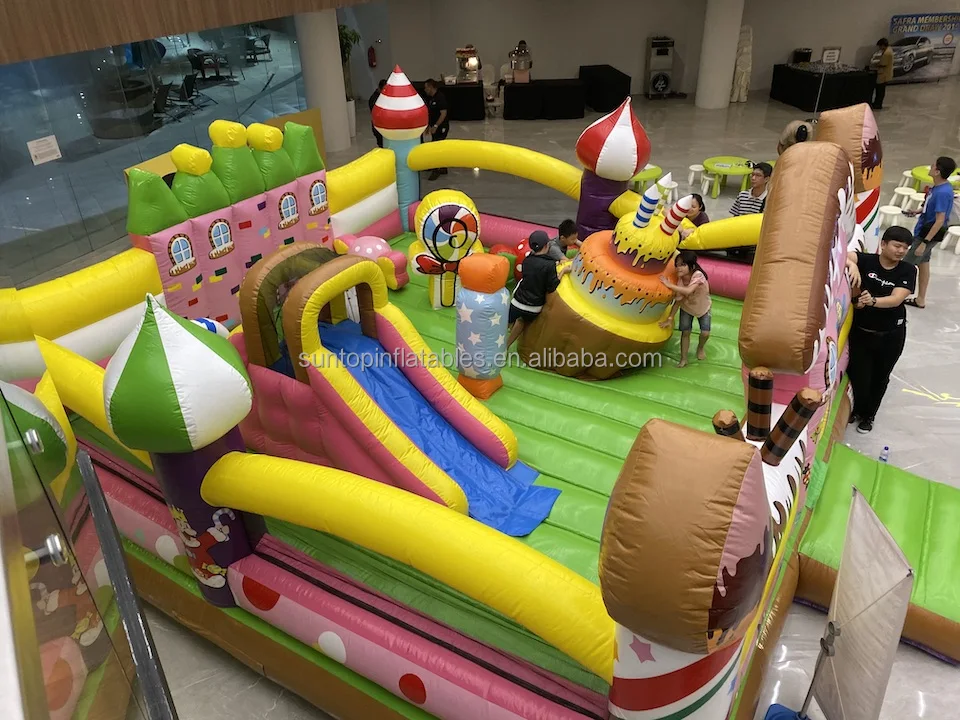 Outdoor Indoor Candy Birthday Party Playground Inflatable Candy House ...