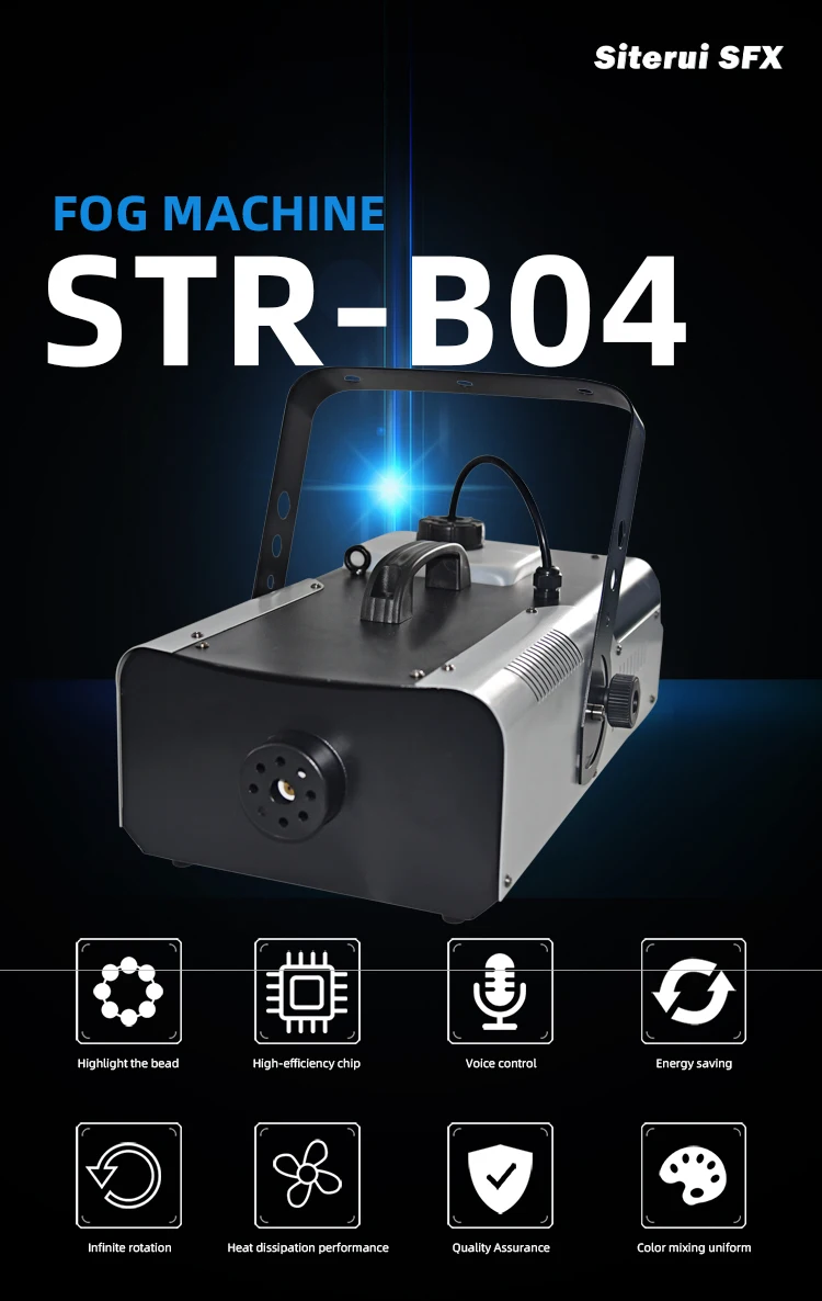 Siterui Sfx B-04 1500w Stage Effects Smoke Machine Aromatic White Smoke ...