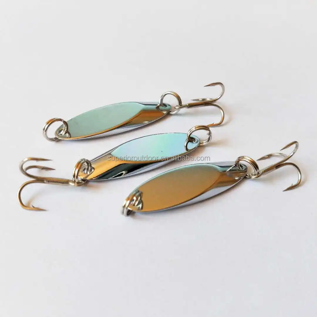 Superiorfishing Spoon Fishing Lure Metal Spoon Baits Beveled Sequin ...