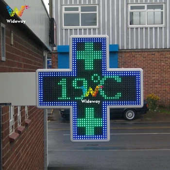 Pharmacy Cross Sign Customized Led Screen For Outdoor Full Color ...