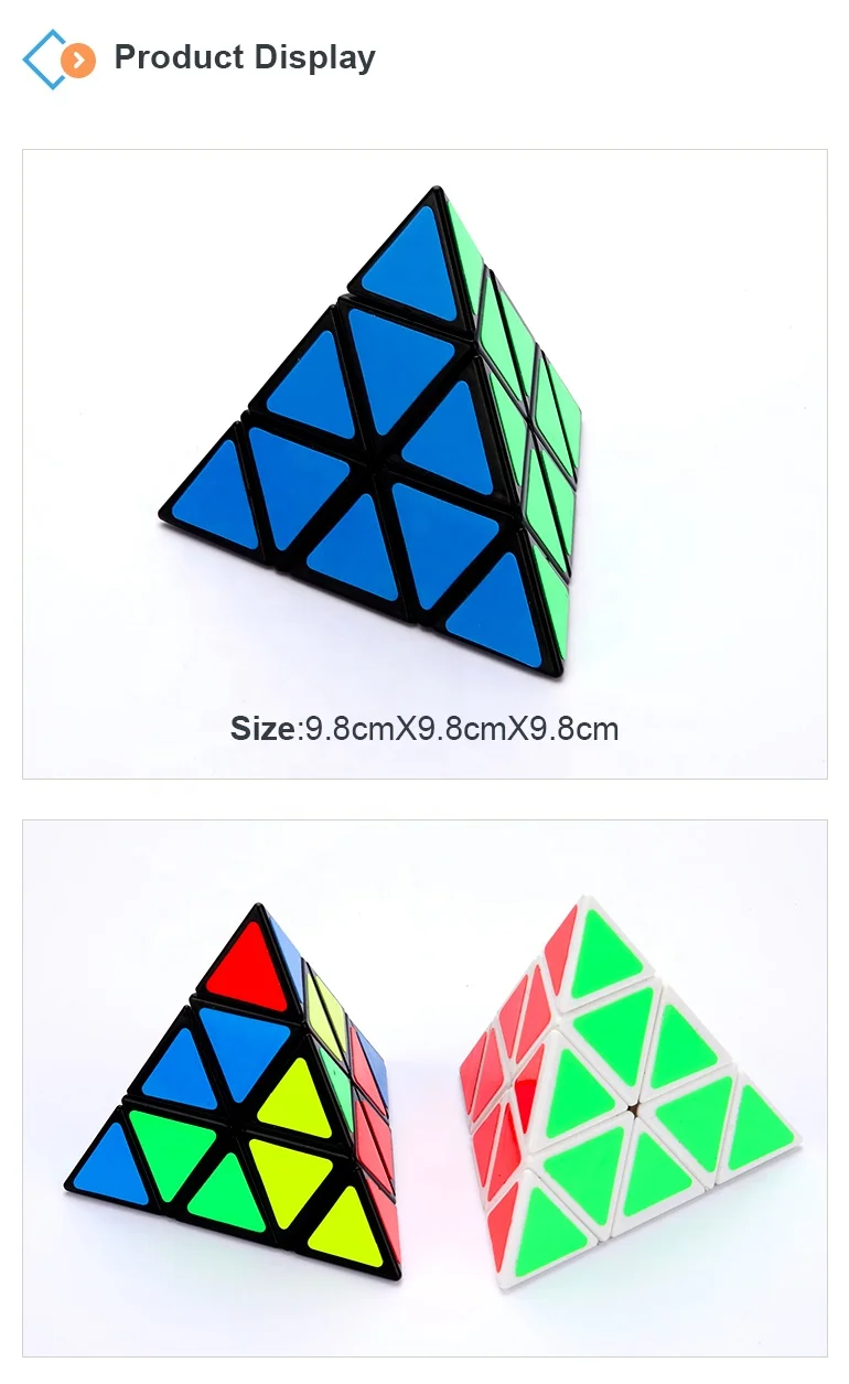 3 Layer 9.8cm Plastic Magical Triangle Smart Cube For Kids - Buy Smart ...