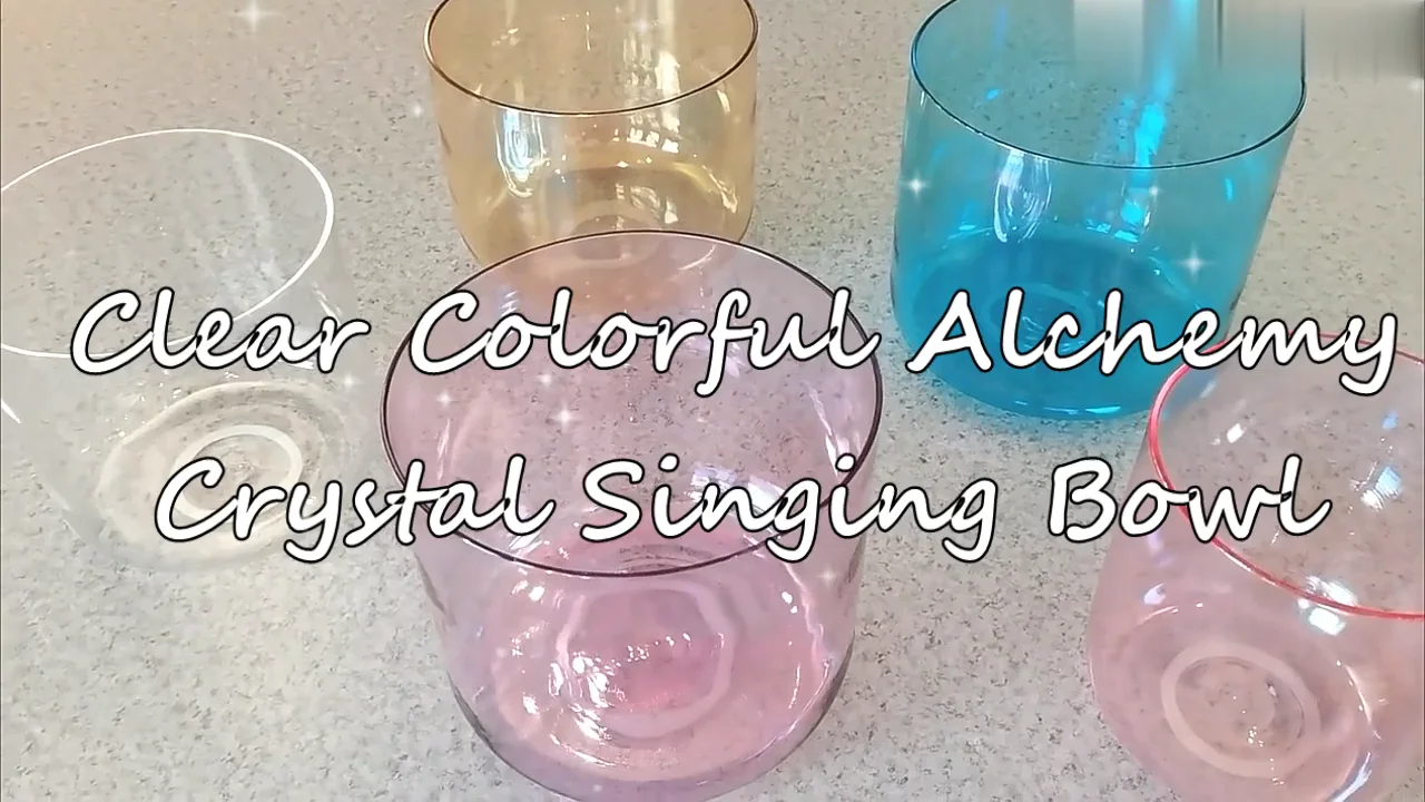 Customized Size Cosmic Alchemy 7 Piece Crystal Quartz Singing Bowl For ...