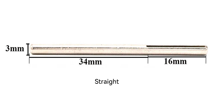 Wholesale Slotted Mandrel Rotary Tool Accessories 2.35mm 3mm Sandpaper ...