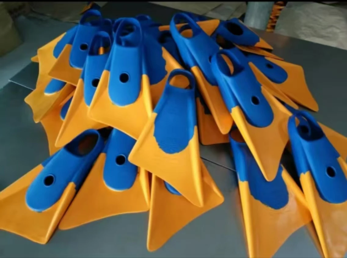 Funny Open Heel Rubber Fins - Professional Swimming Flippers