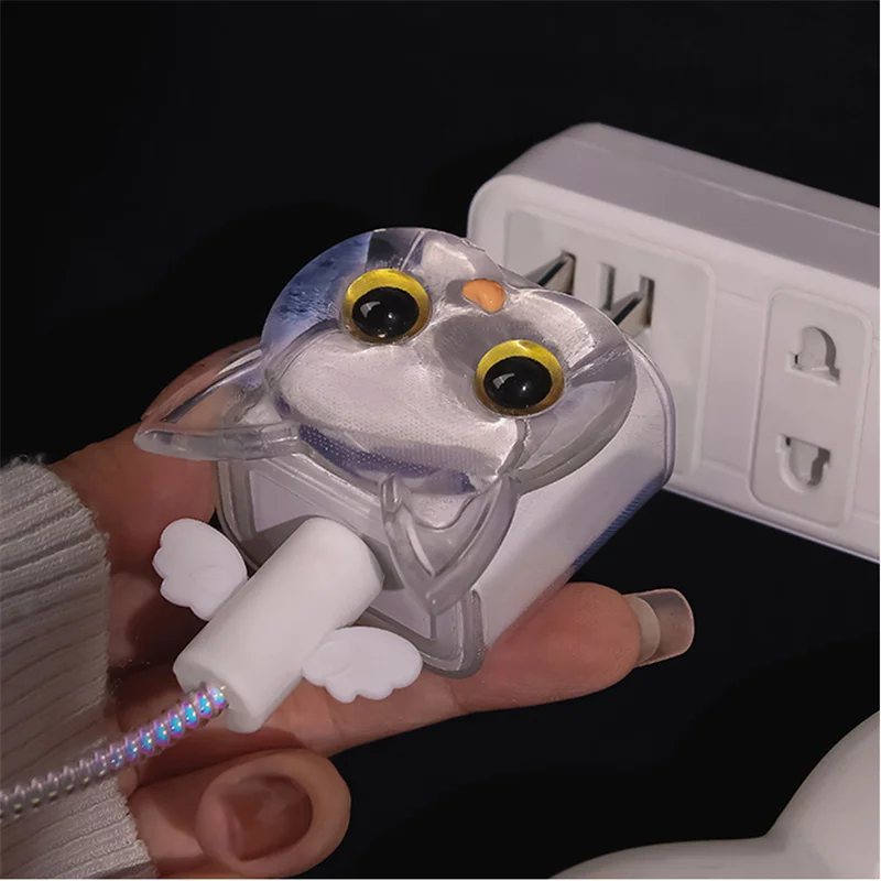 Cute Cartoon Cat Protector Cable Organizer Data Line Management ...