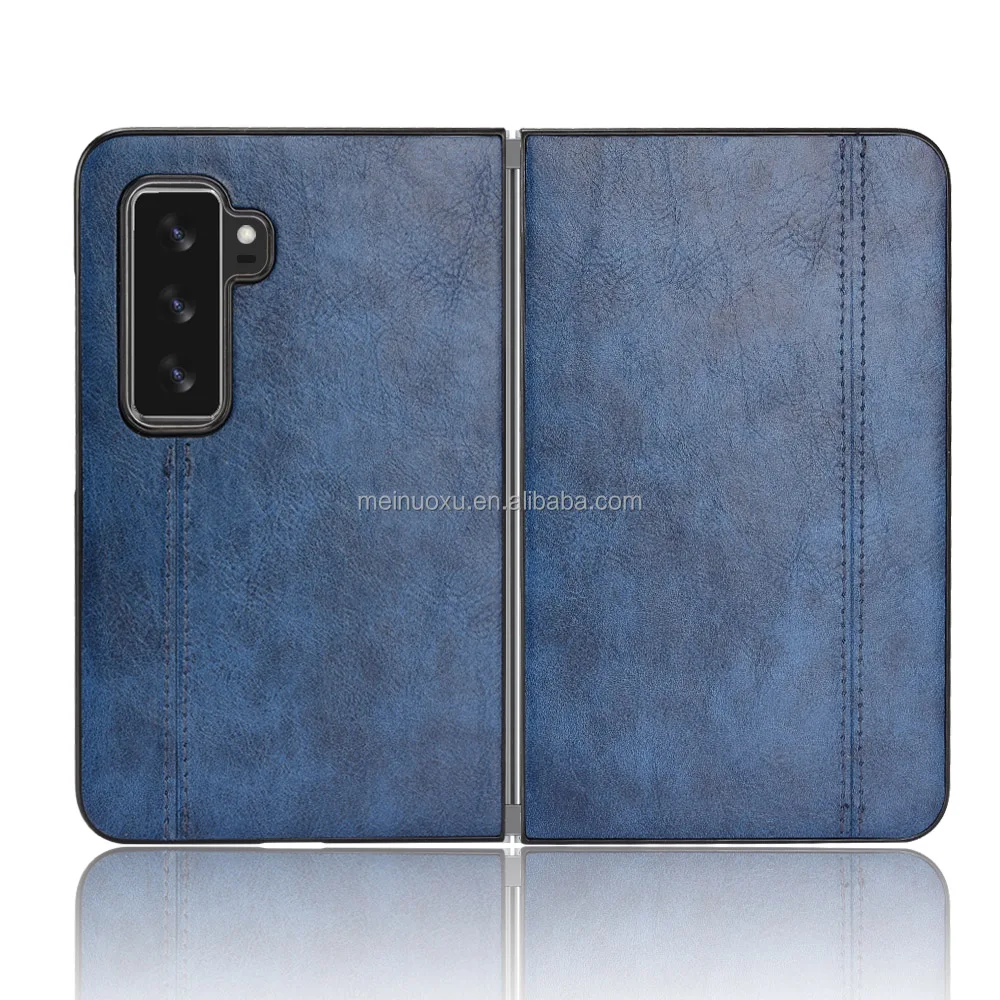 For Microsoft Surface Duo 2 8.3" Case Suture Soft Edge Pu Leather Hard ...