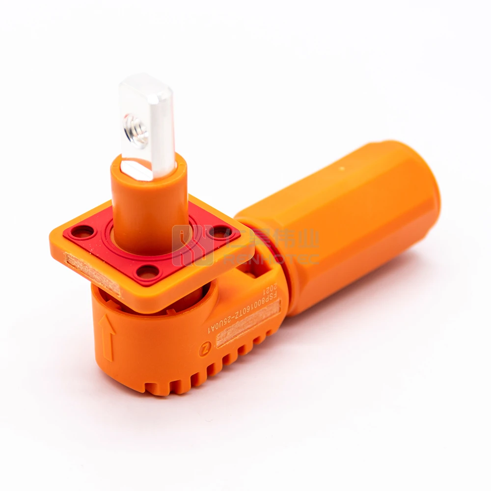 Crimp Type Terminals Socket ESS HV Connector 120A Plug for 48V Lithium ...