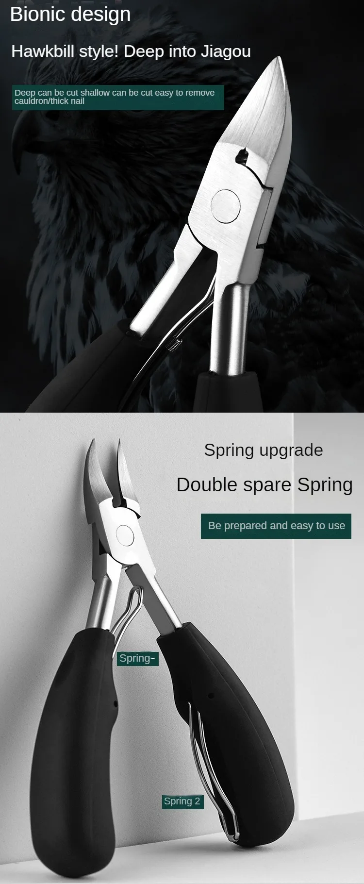 Eagle Nose Pliers Set Toenail Groove Pliers And Pedicure Pliers And ...