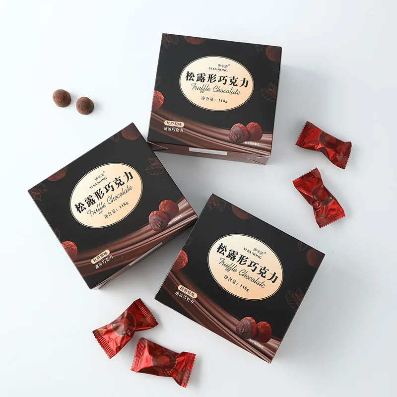Custom Daily Snacks Mix Multiple Flavors Chocolate Truffle Shaped ...