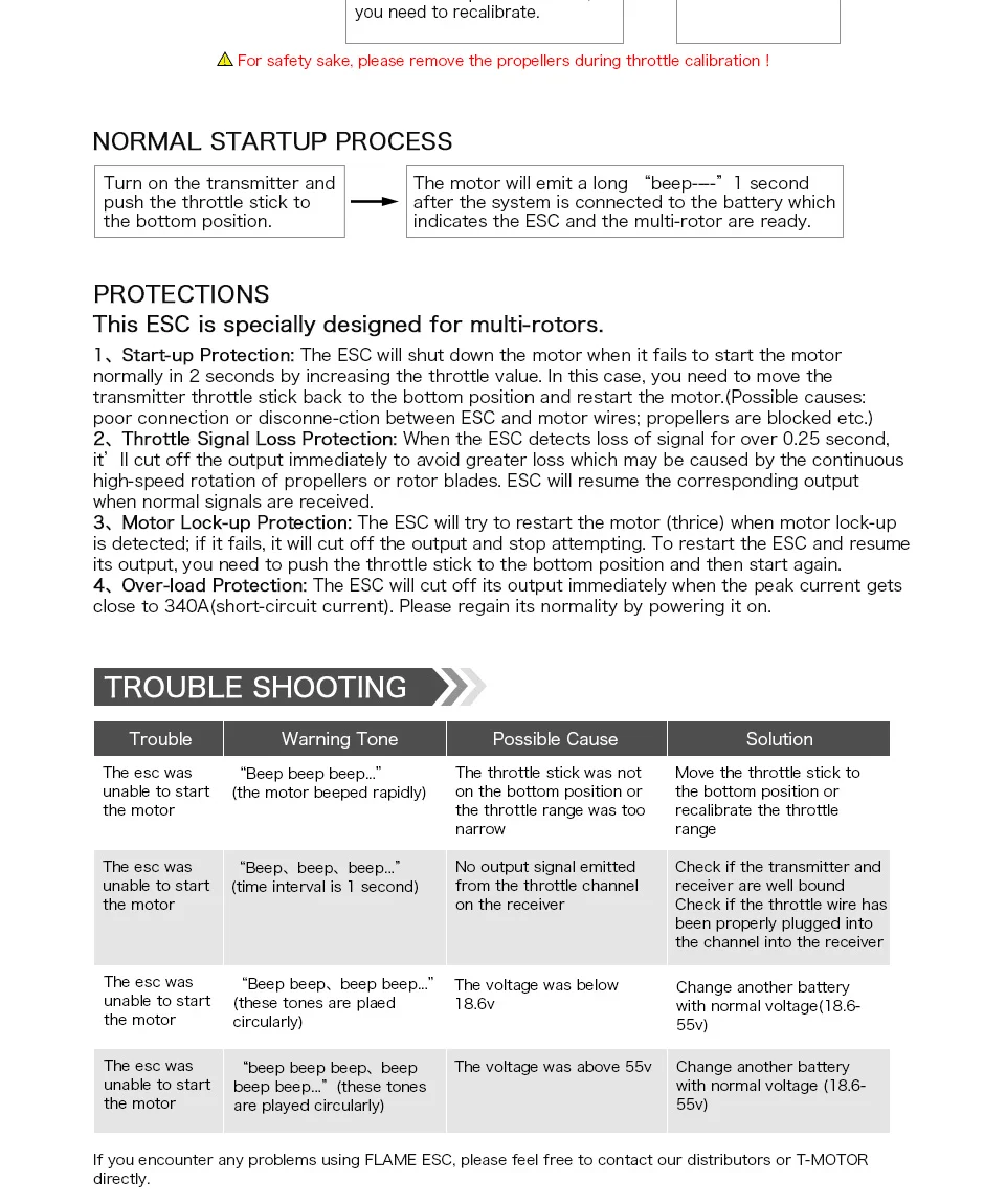 T-motor Flame 180A 12S V2.0 HV Electronic Speeds Controller IP56 ...