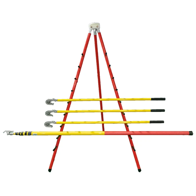 Portable Insulation Fiberglass Hot Line Tool Shelf Folded Display Rack ...