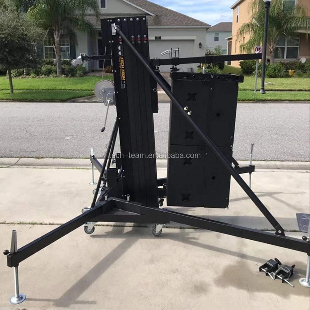 8m Line Array Truss Lift Tower For Speaker Hangger - Buy Line Array ...