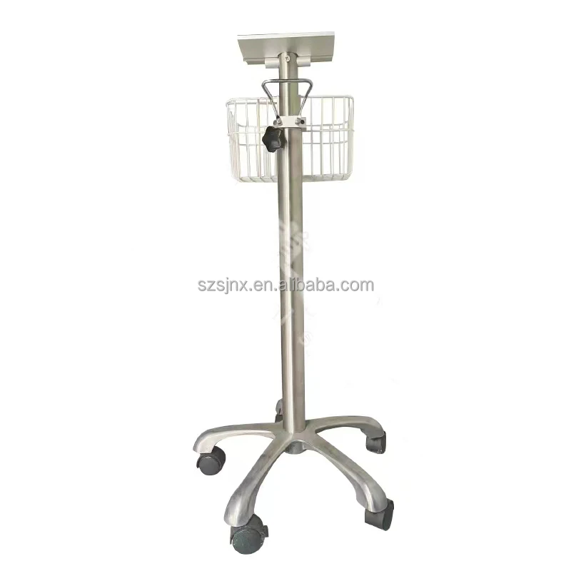 Stainless Steel Ecg Monitor Trolley Cart Hand Carts Trolley Adjustable ...