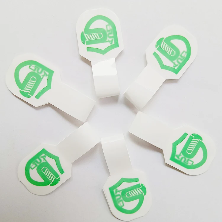Custom Logo Printed Adhesive Sticker Rings Bracelets