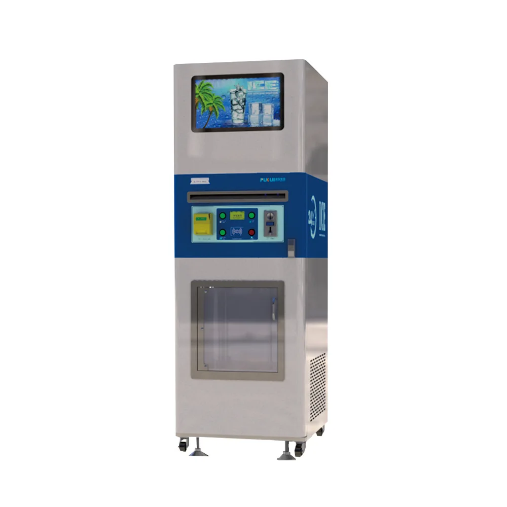 Outdoor 24-hour Self-service Ice Vending Machine,Suitable For Bulk And ...