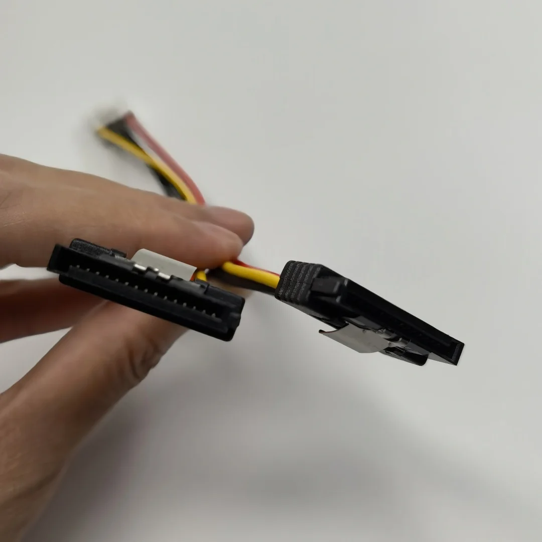 Custom SATA Hard Drive Power Cable Assembly Serial SATA 7 15 22 Pin ...