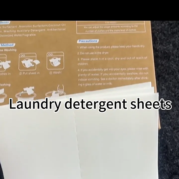 Zero Plastic Packaging Laundry Detergent Sheets High Quality Easy To ...