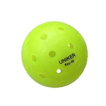 Usapa 40 Hole Neon Green Pickleball Balls Rotation Seamless Pickleball ...