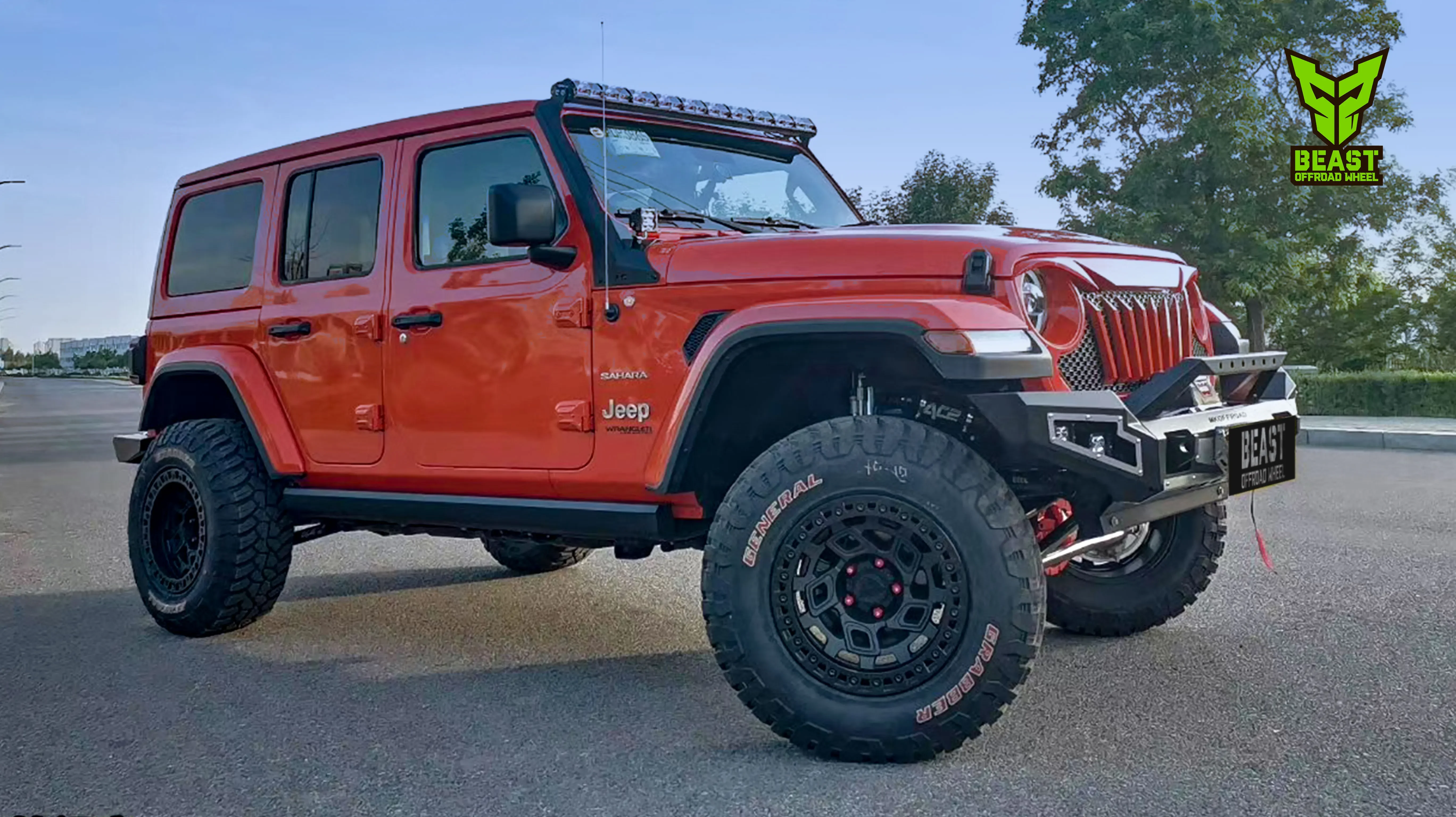 Beast Off Road Rims With Beadlock 4x4 Pickup&suv Wheels Flow Forming ...