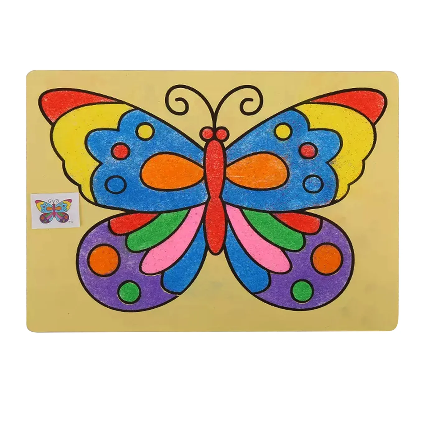 Cartoon Sticker Sand Art Set Creative Diy Painting Kit For Kids Craft ...