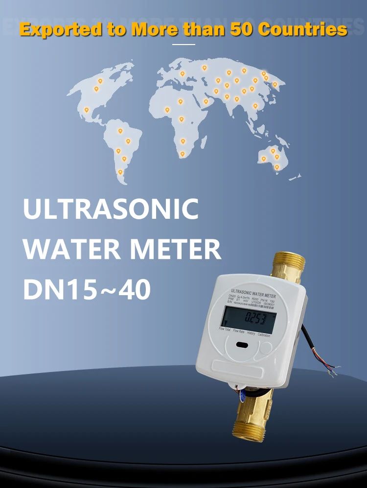 LoRa LoRaWAN Remote Valve Control Prepaid AMR Ultrasonic Smart Water ...