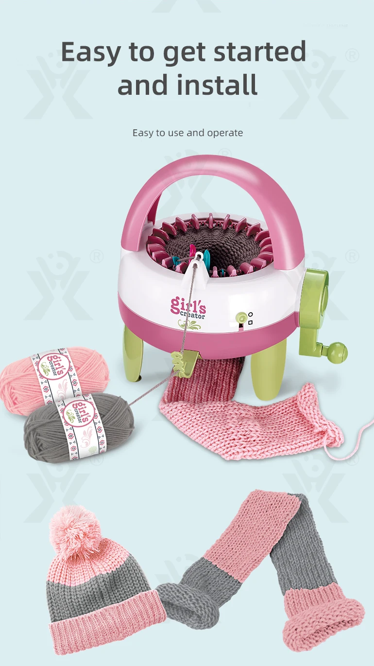 Chengji Girls Creator Handmade Crochet Braiding Loom