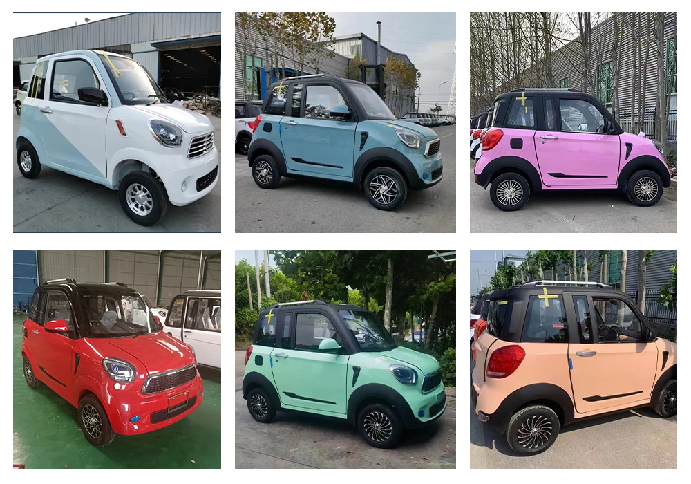 Ev Auto 4 Seats Four-wheeled New Energy Electric Vehicles / Cheap Ecar ...