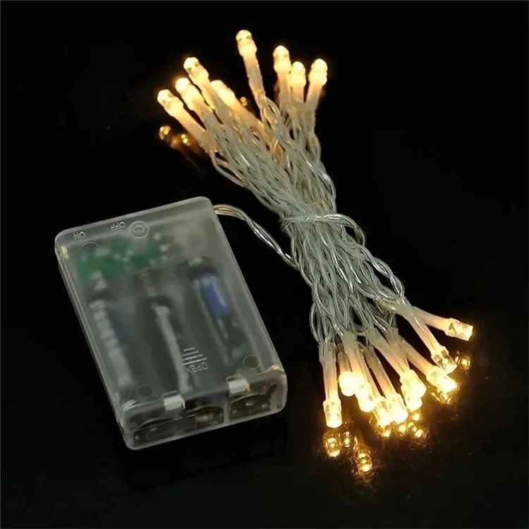 Multicolor PVC Fairy Lights Battery Powered LED String Lights Party Wedding Christmas Light for Indoor Holiday Decor Alibaba
