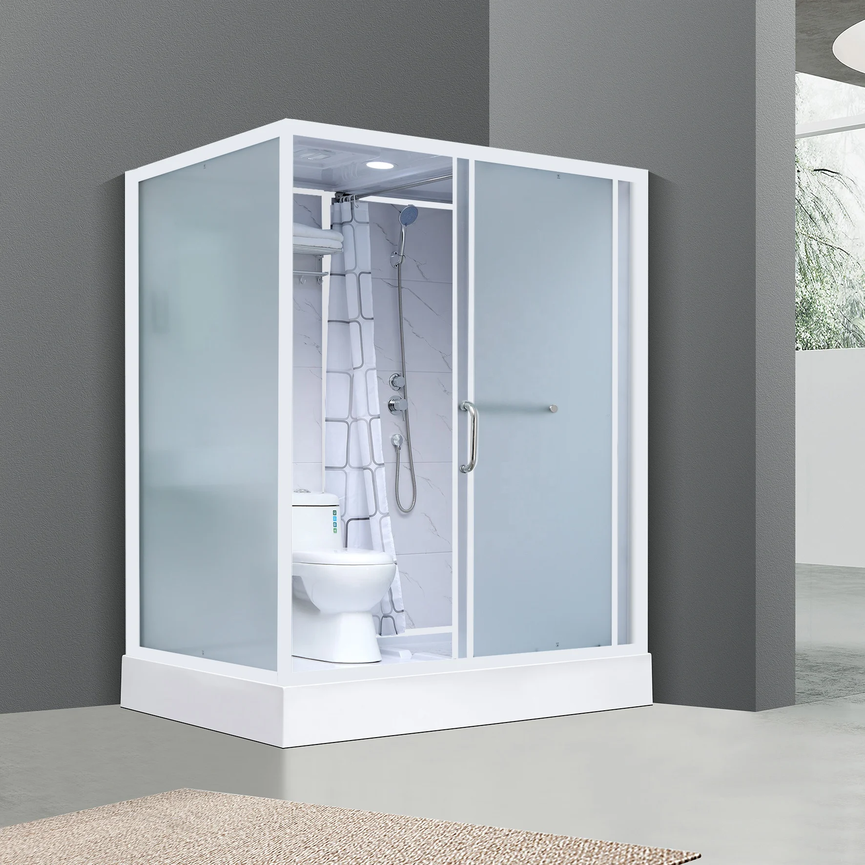 square shower and bathroom pod cabin cubicle| Alibaba.com
