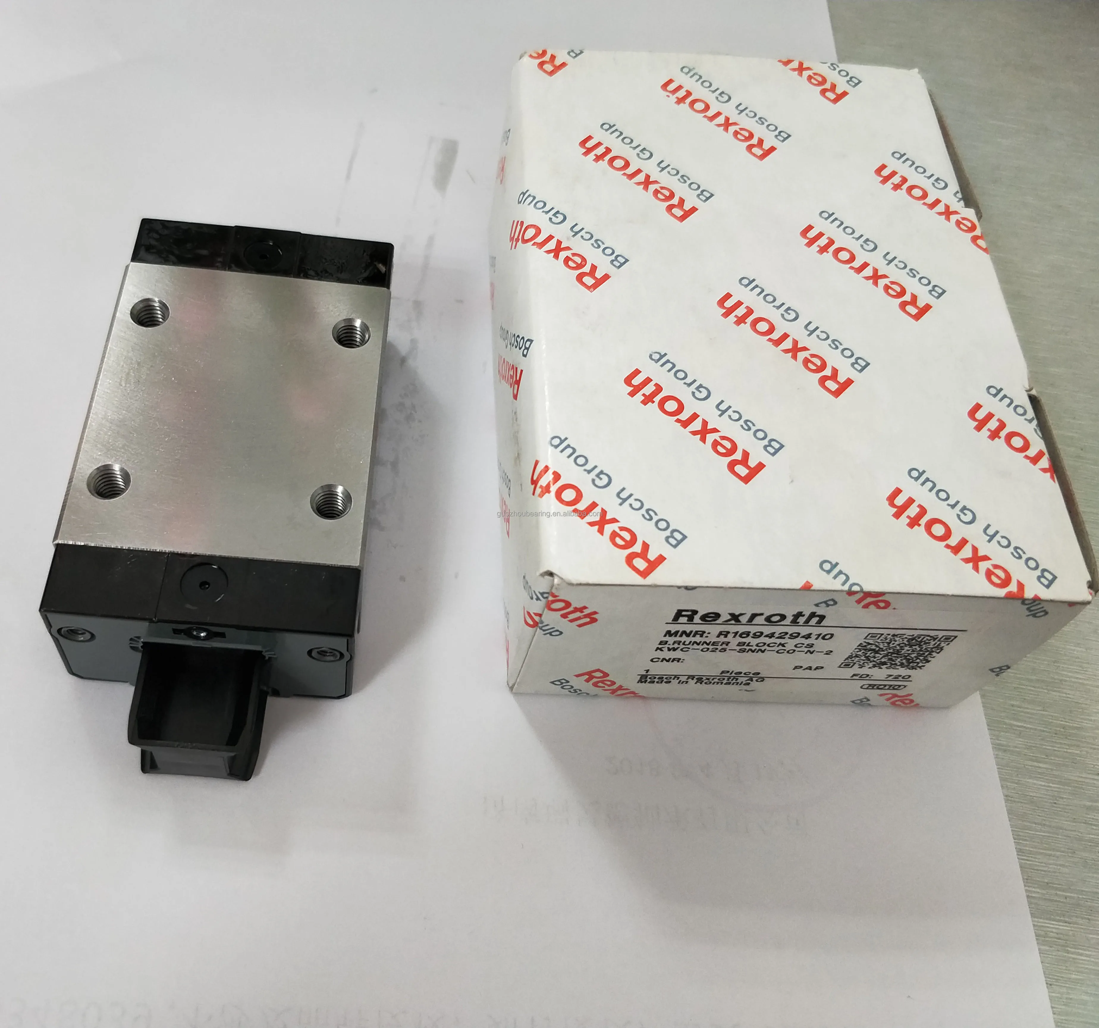 Rexroth Linear Guide Rail Block R169429410 - Precision & Durability