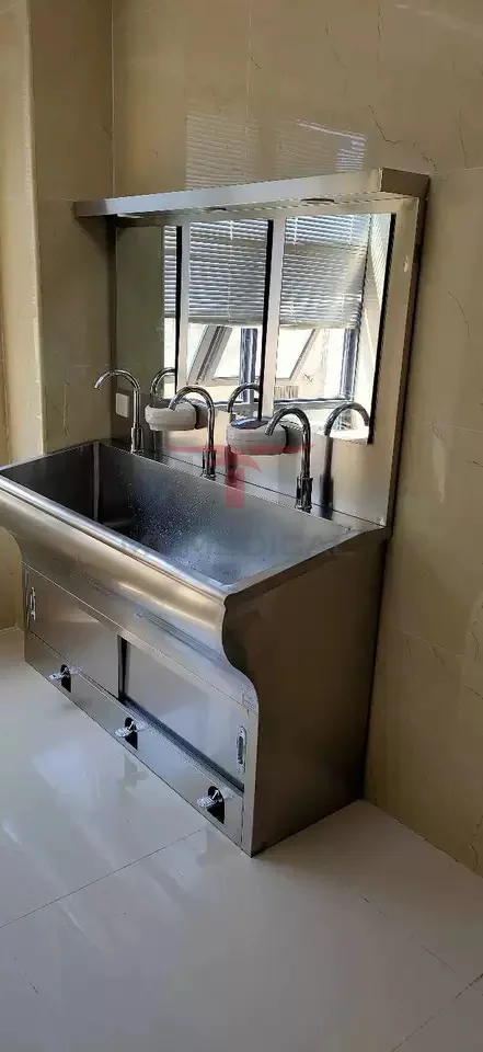 Mt Medical Hospital Stainless Steel Scrub Sink Medical 304 Stainless ...