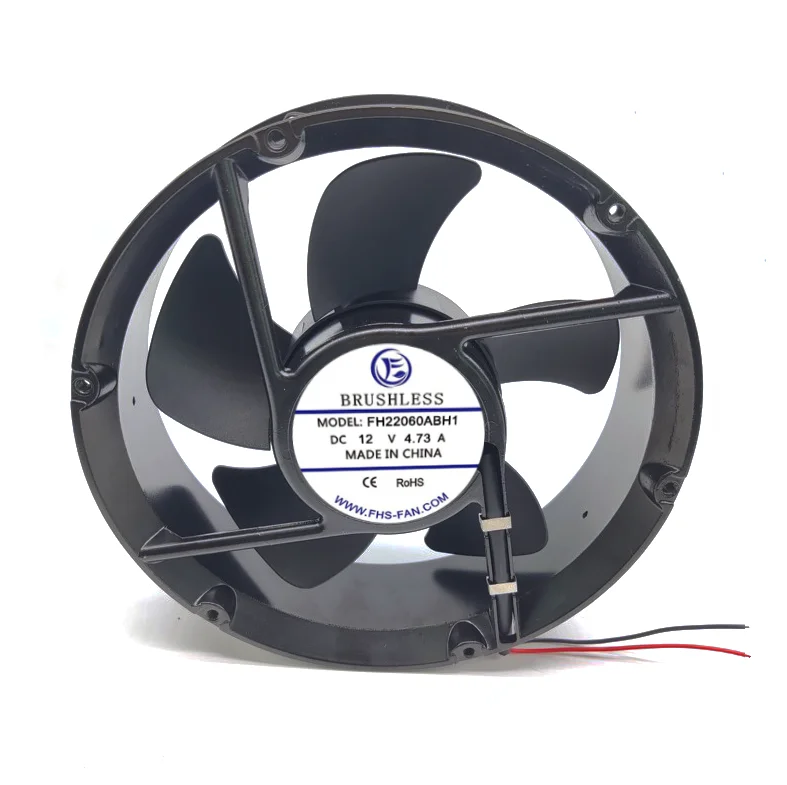 220mm 9 Inch Dc Brushless Motor Cooling Fan 220x220x60 Mm Round Shape ...