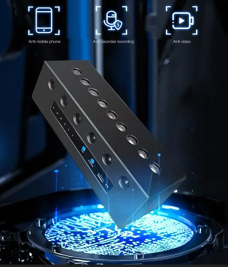 21 Transimtters Ultrasonic Interference Anti Voice Recording Terminator Audio Blocker Signal