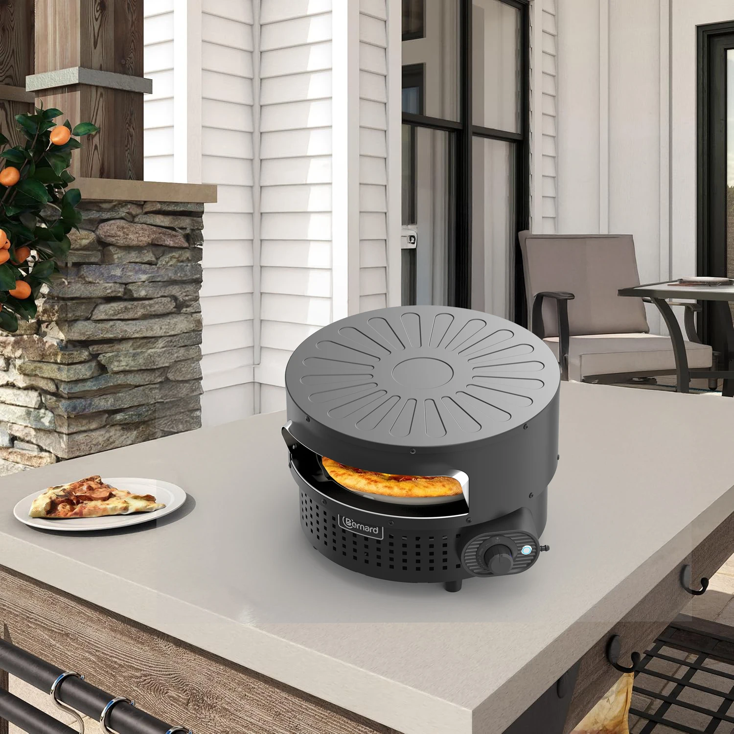 Black Commercial Stainless Steel Easy Operation High Efficiency Round ...