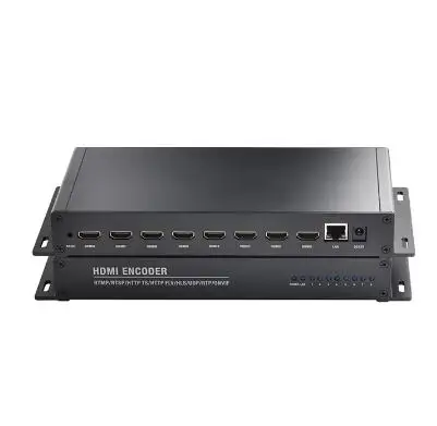 8 Port HDMI IP Encoder H265/H264 for CCTV Live Broadcast