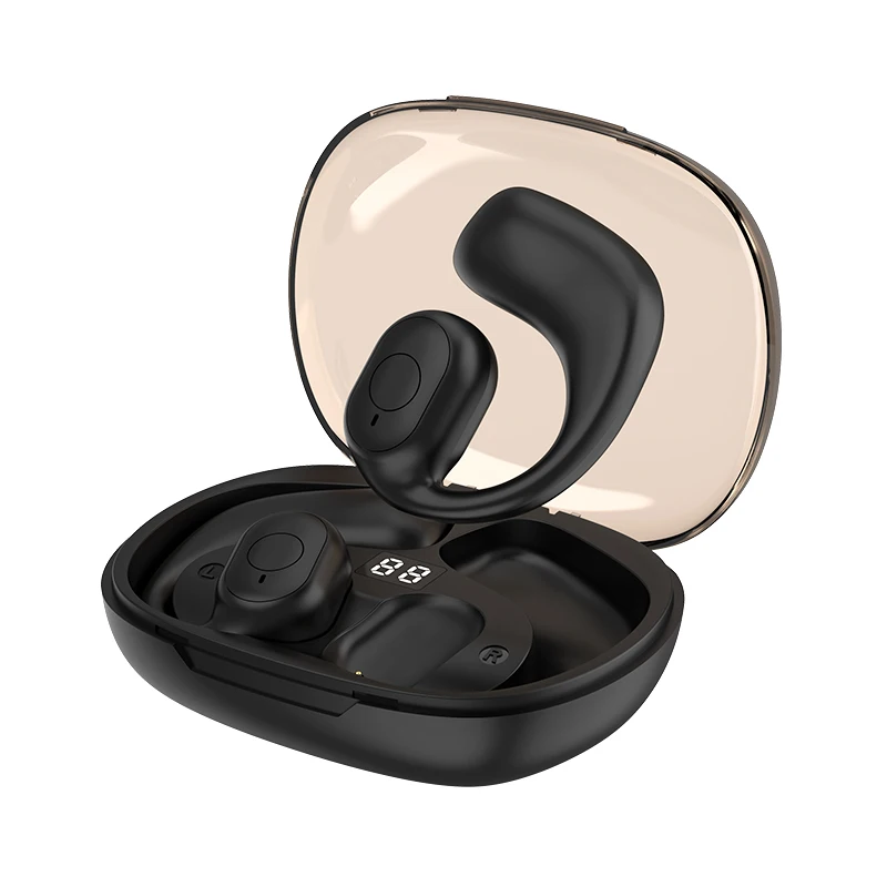 2024 Newest Bone Conduction Ear Hook F60 Bt 5.4 Tws Ows Wireless Sports ...