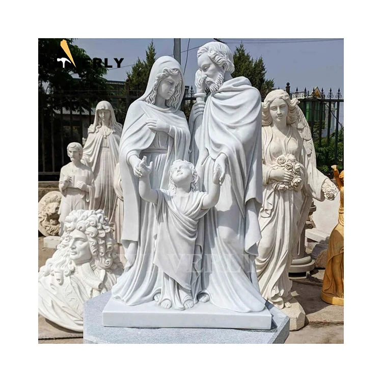 Garden Decor Life Size Religious Statues Catholic Mary Joseph and Baby ...