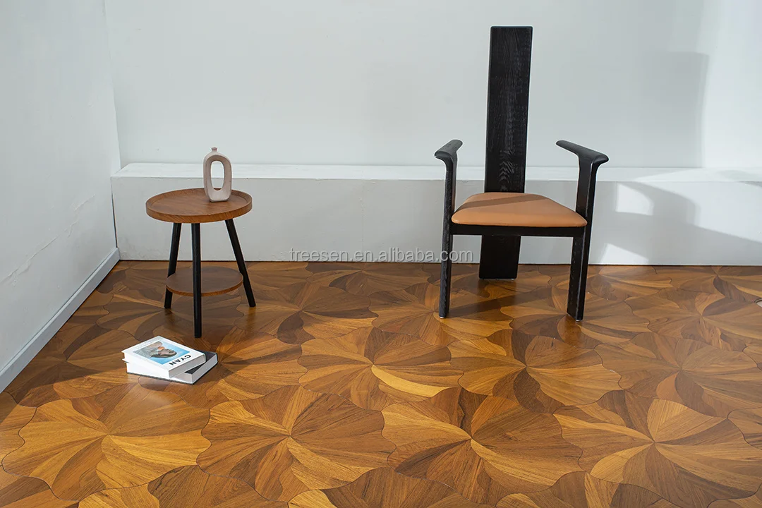 Teak Wood Lotus Shape Flooring Engineered Wood Floor Parquet| Alibaba.com
