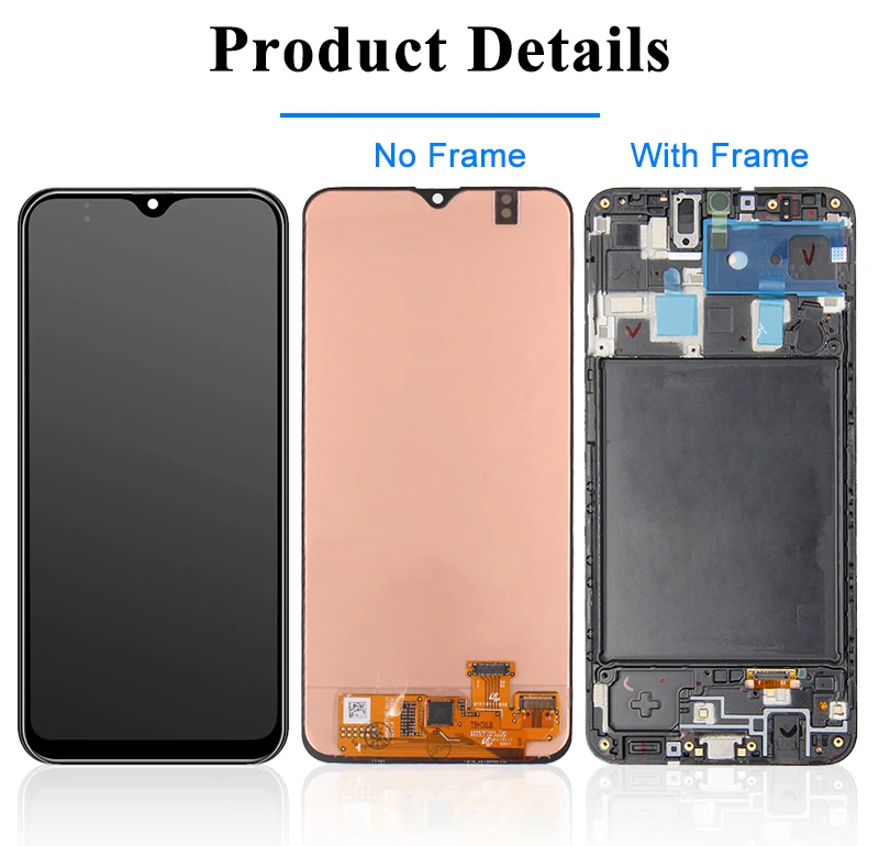 Mobile Phone Lcd Afficheur galaxy A20 Display for samsung A20 Pantalla ...