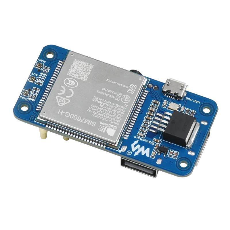 Raspberry Pi 4G IoT Module Expansion Board SIM7600G-H Global Multi band ...