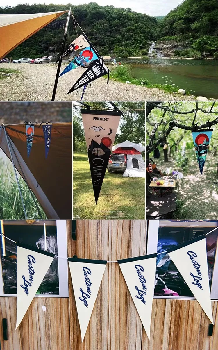 Colorful Custom Felt Pennants Flag Custom Design Felt Pennant Flag ...