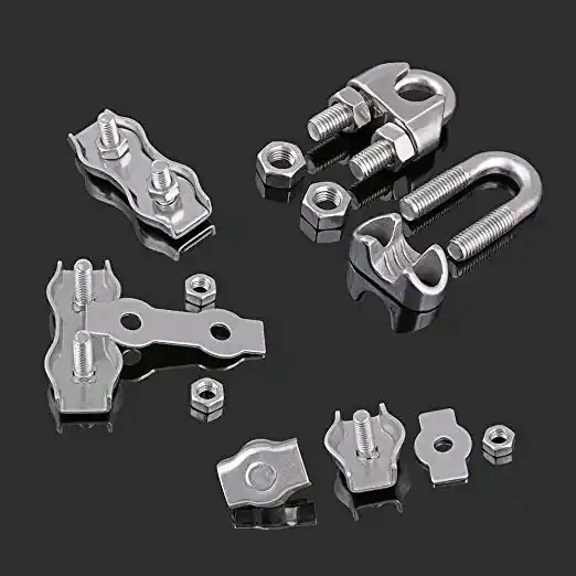 Stainless Steel Wire Rope Clamps for Riggings - Durable & Versatile