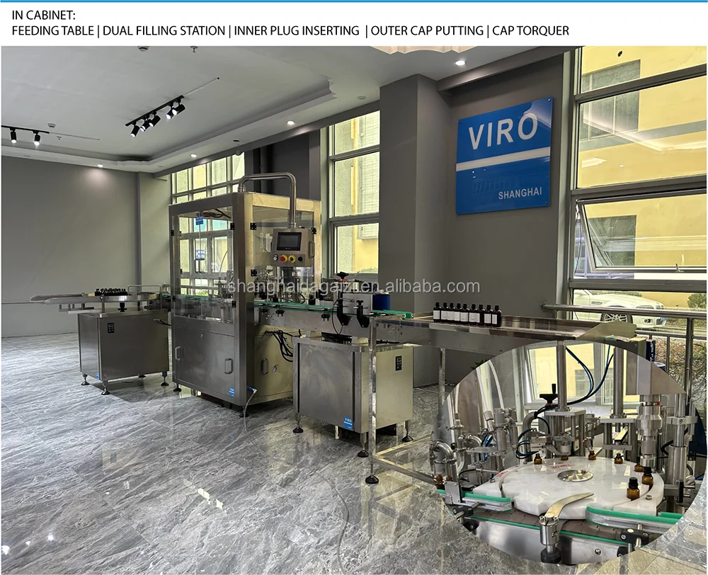 Syrup Vial Ampoule Oral Liquid Filling And Cap Screwing Sealing ...