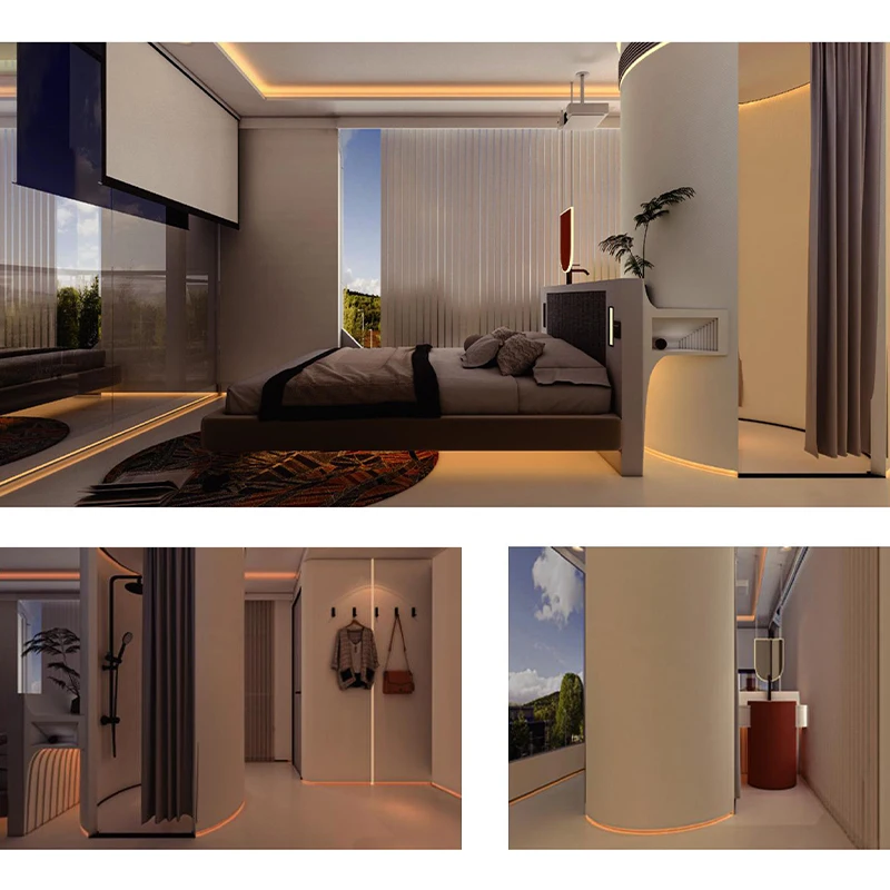 Capsule House Portable Pod Toilet Capsule Tiny Cabin