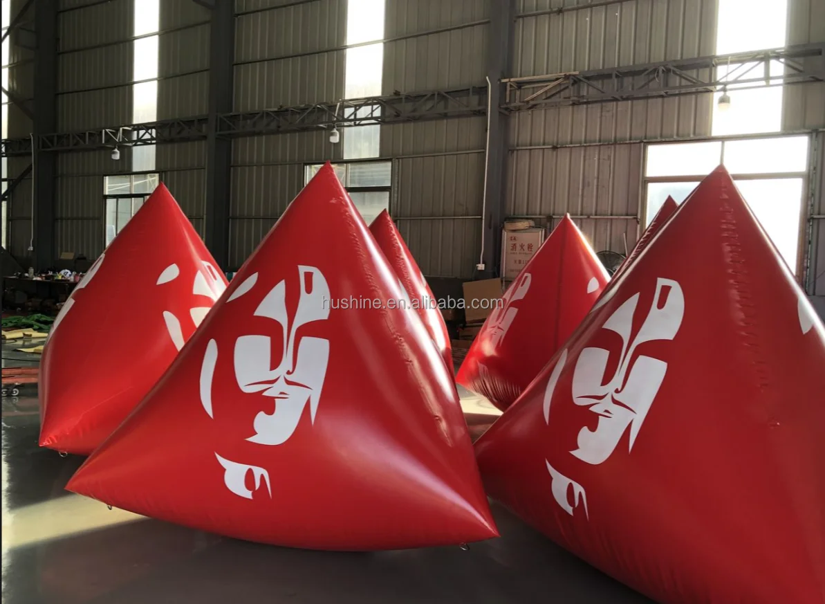 Customized Water Floating Triangle Buoy Water Inflatable Floating ...