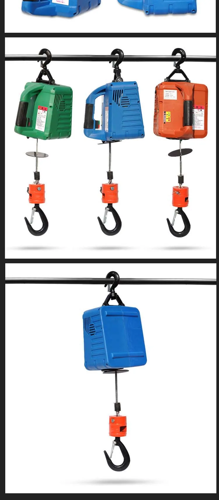 Portable Electric Winch with Wireless Remote Hand Winch Traction Block ...