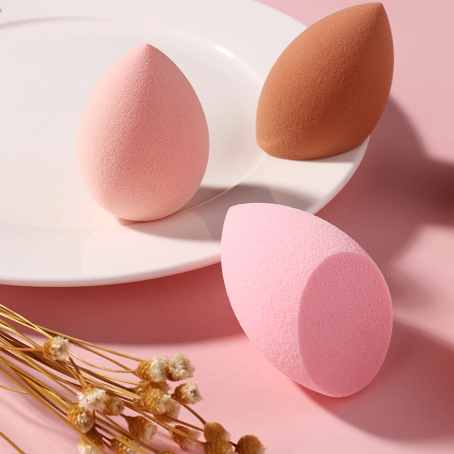 BEILI Hydrophilic Makeup Sponges - Latex Free & Customizable